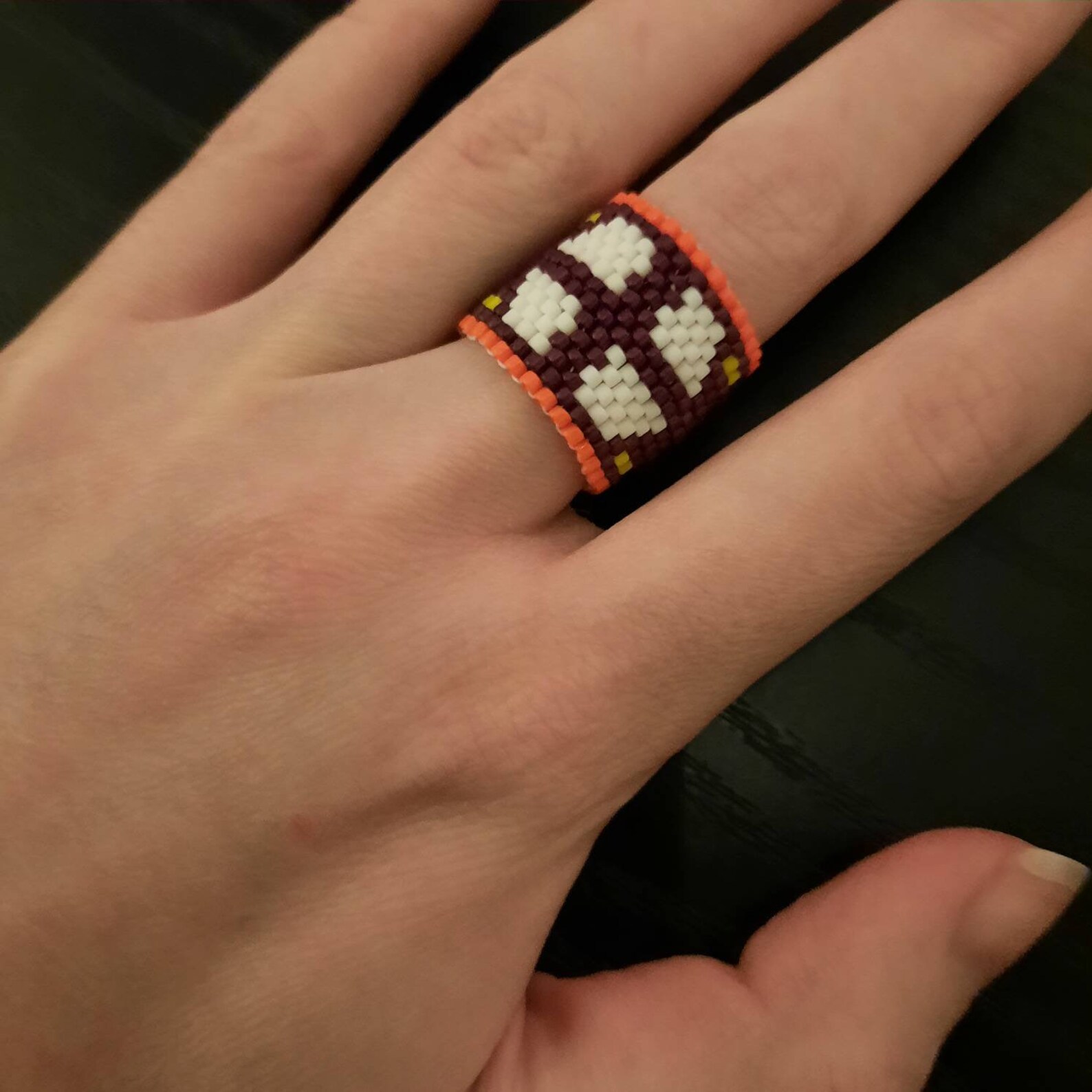 Even Count Peyote Stitch Pattern Diagram Diamond Mudcloth Pdf - Etsy