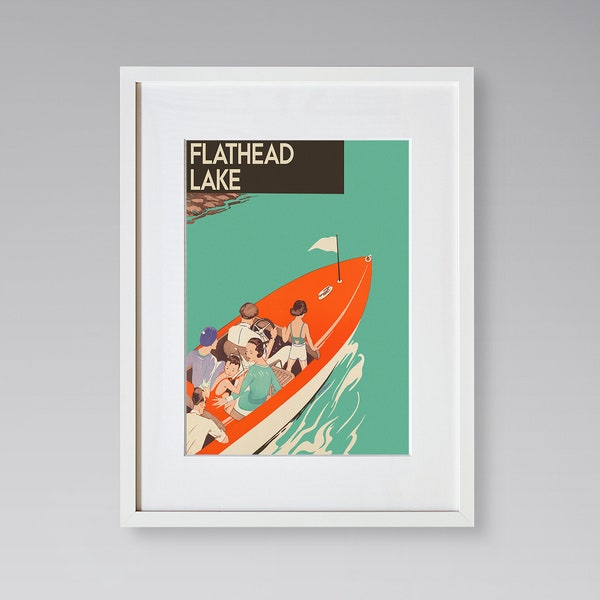 Flathead Lake Art - Etsy