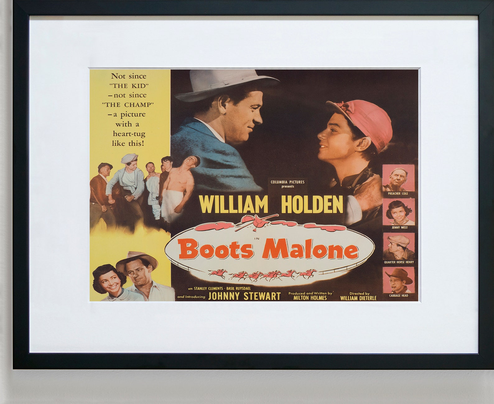 Vintage Movie Poster - Boots Malone - William Holden - Stanley Clements ...