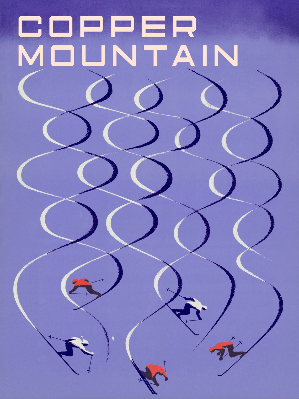 Copper Mountain Travel Print - Colorado Travel Poster - Skiing Poster ...