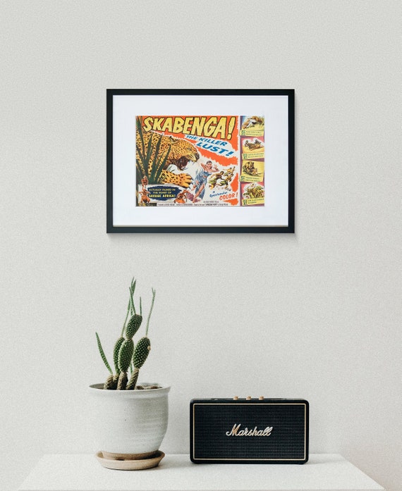 Vintage Movie Poster Skabenga Michael Pate Paul Klinger | Etsy