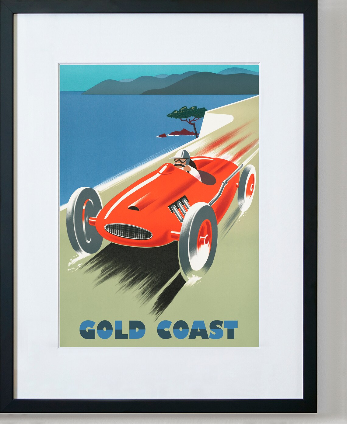 Gold Coast Travel Print Australian Travel Poster Australia - Etsy