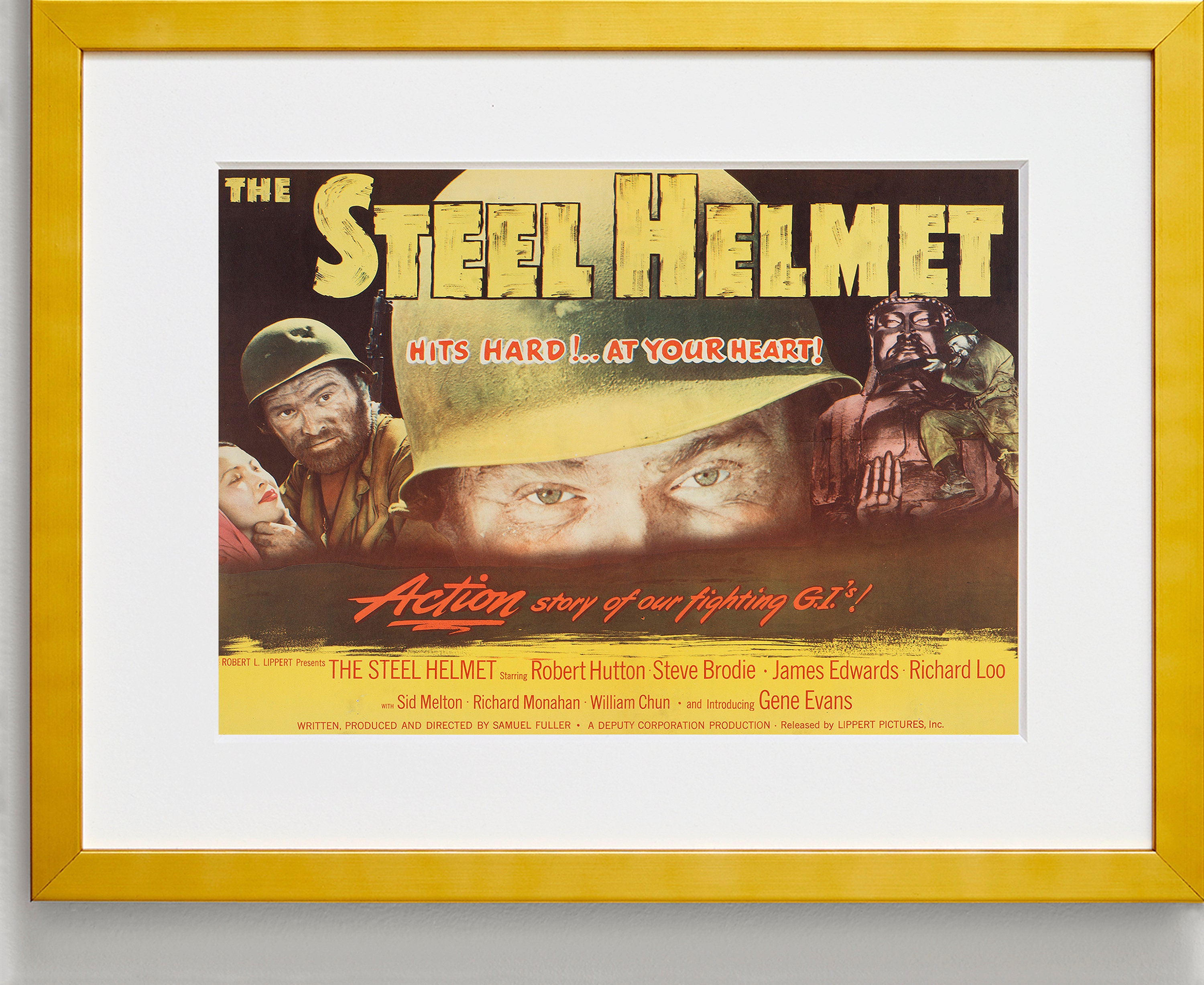 Vintage Movie Poster the Steel Helmet Robert Hutton - Etsy