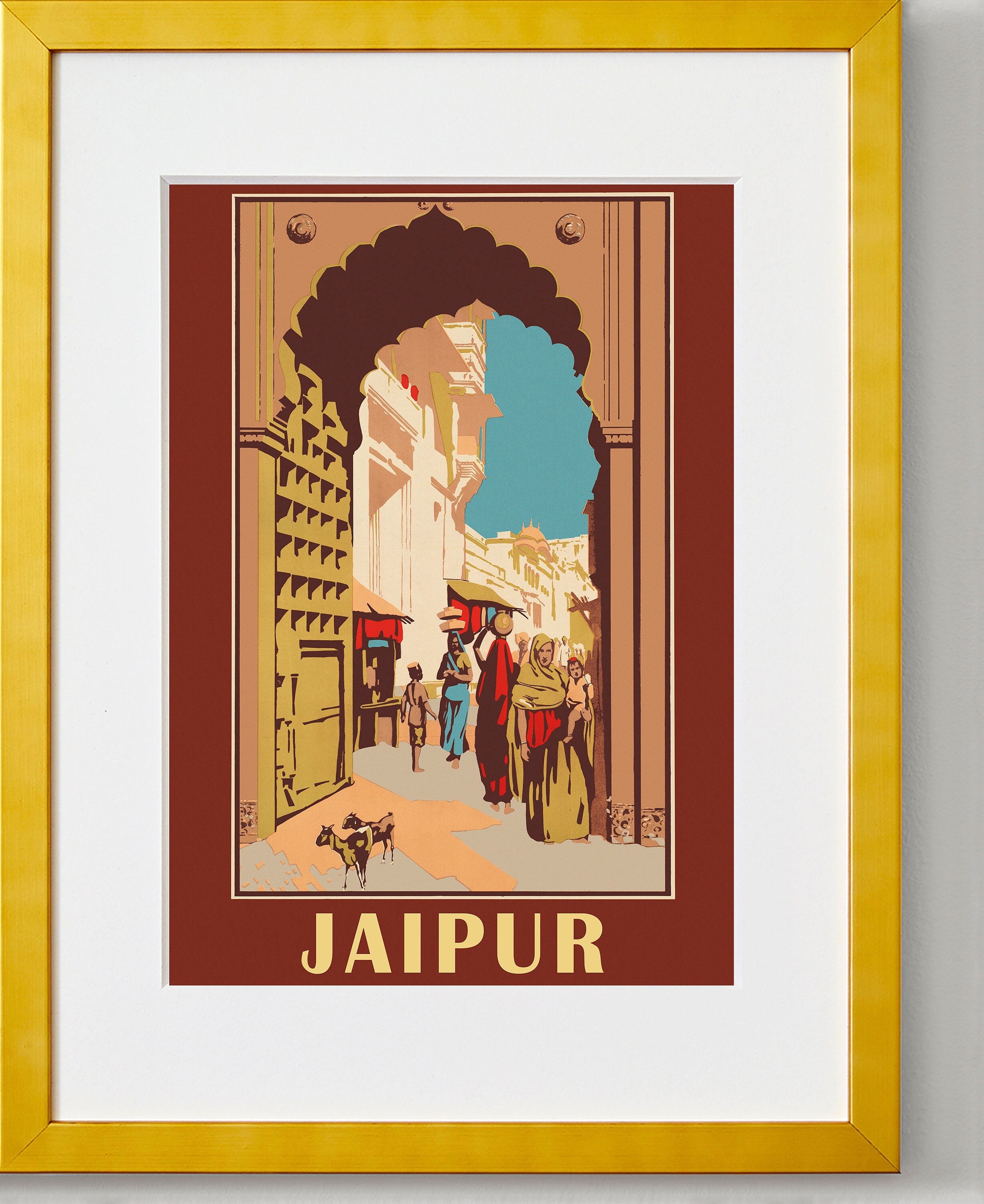 Jaipur Travel Print - Asian Travel Poster - Indian Travel Print ...