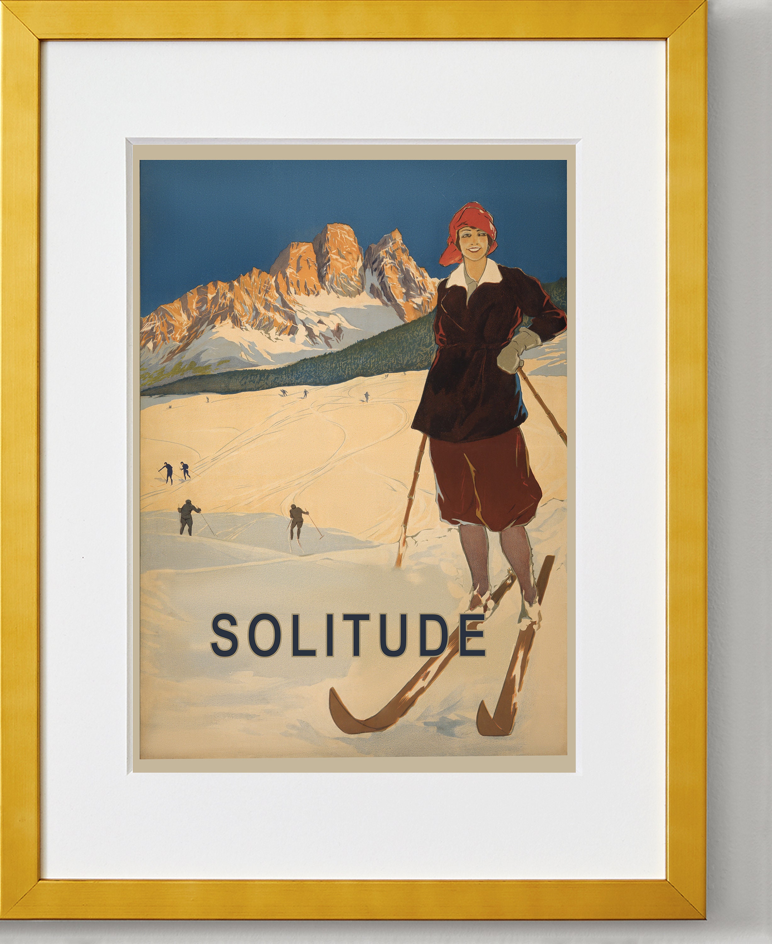 Solitude Travel Print Utah Travel Poster Skiing Poster - Etsy.de