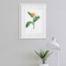Flower Print Floral Art Parrot Flower Botanical Fine Art - Etsy