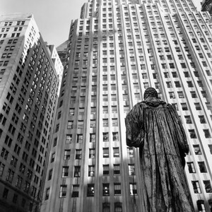 John Watts Statue Trinity Church - New York City Print - Vintage NYC ...