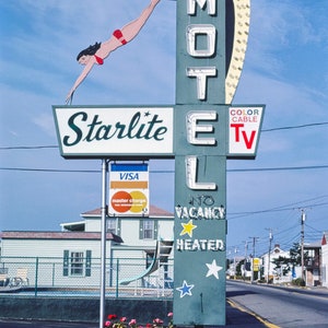 Americana Fine Art Prints - Vintage Photography - Starlite Motel Sign ...