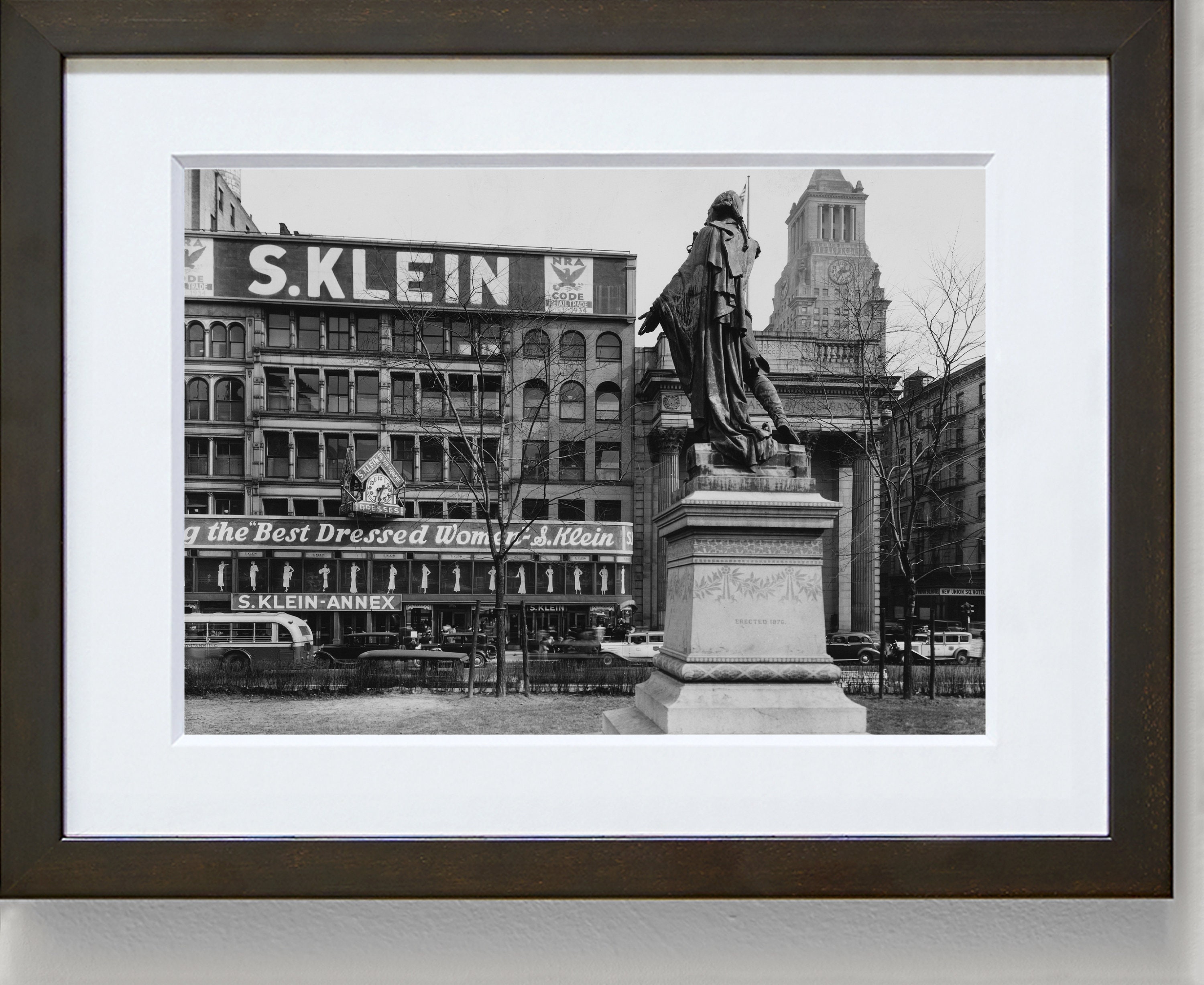 New York Fine Art Prints - Vintage Photos - Union Square in Manhattan ...