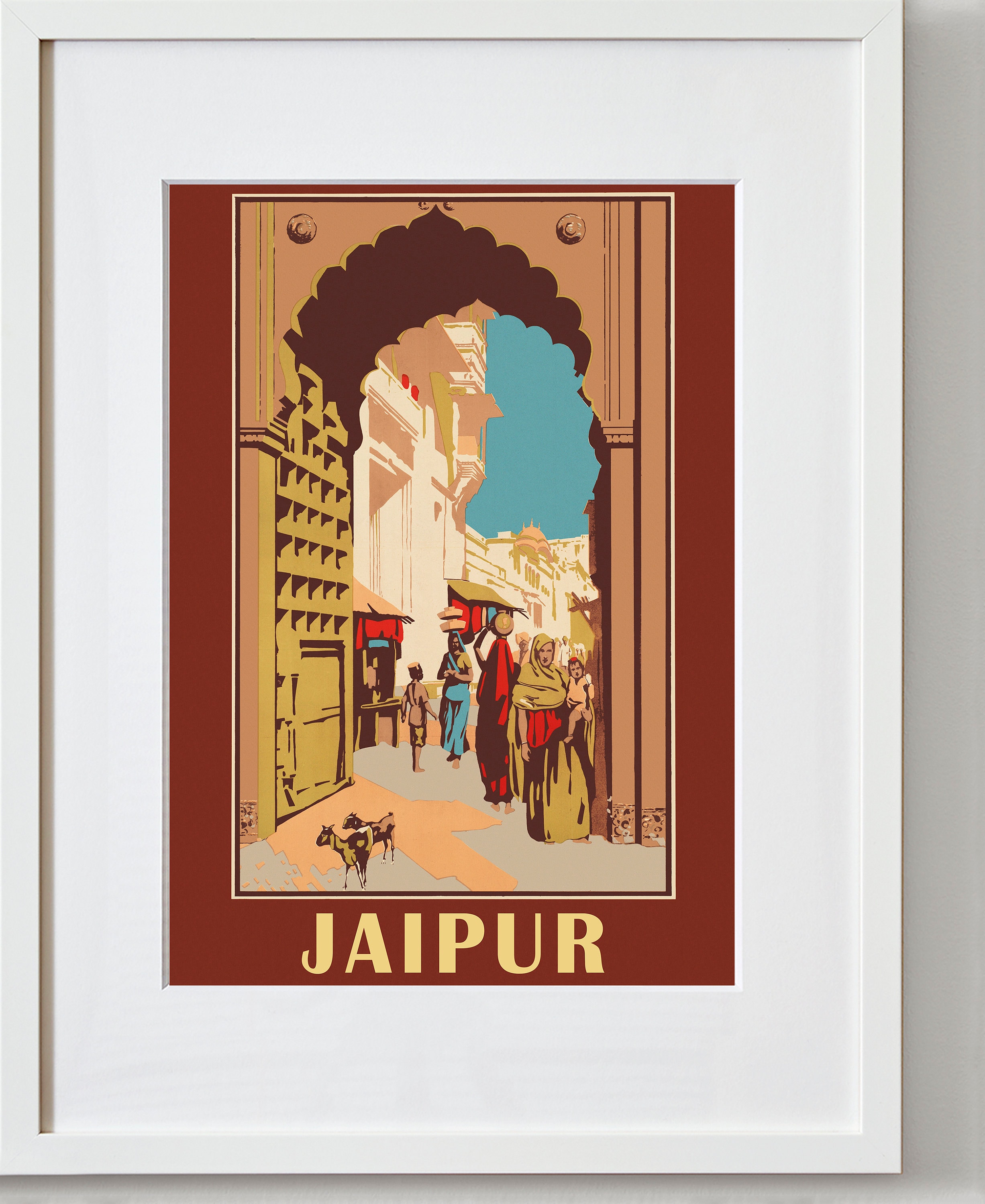 Jaipur Travel Print - Asian Travel Poster - Indian Travel Print ...