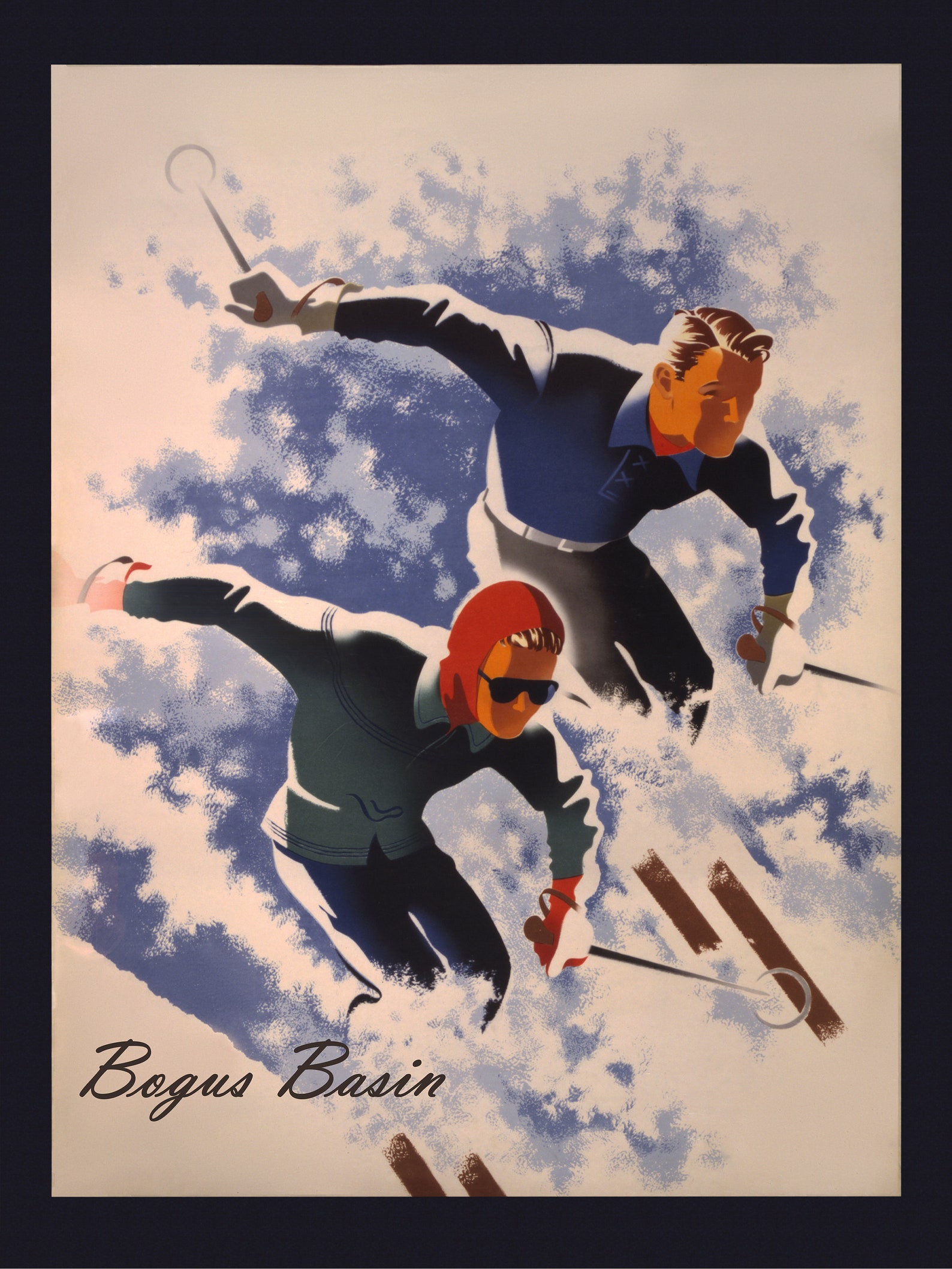 Bogus Basin Travel Print - Idaho Travel Poster - Skiing Poster ...