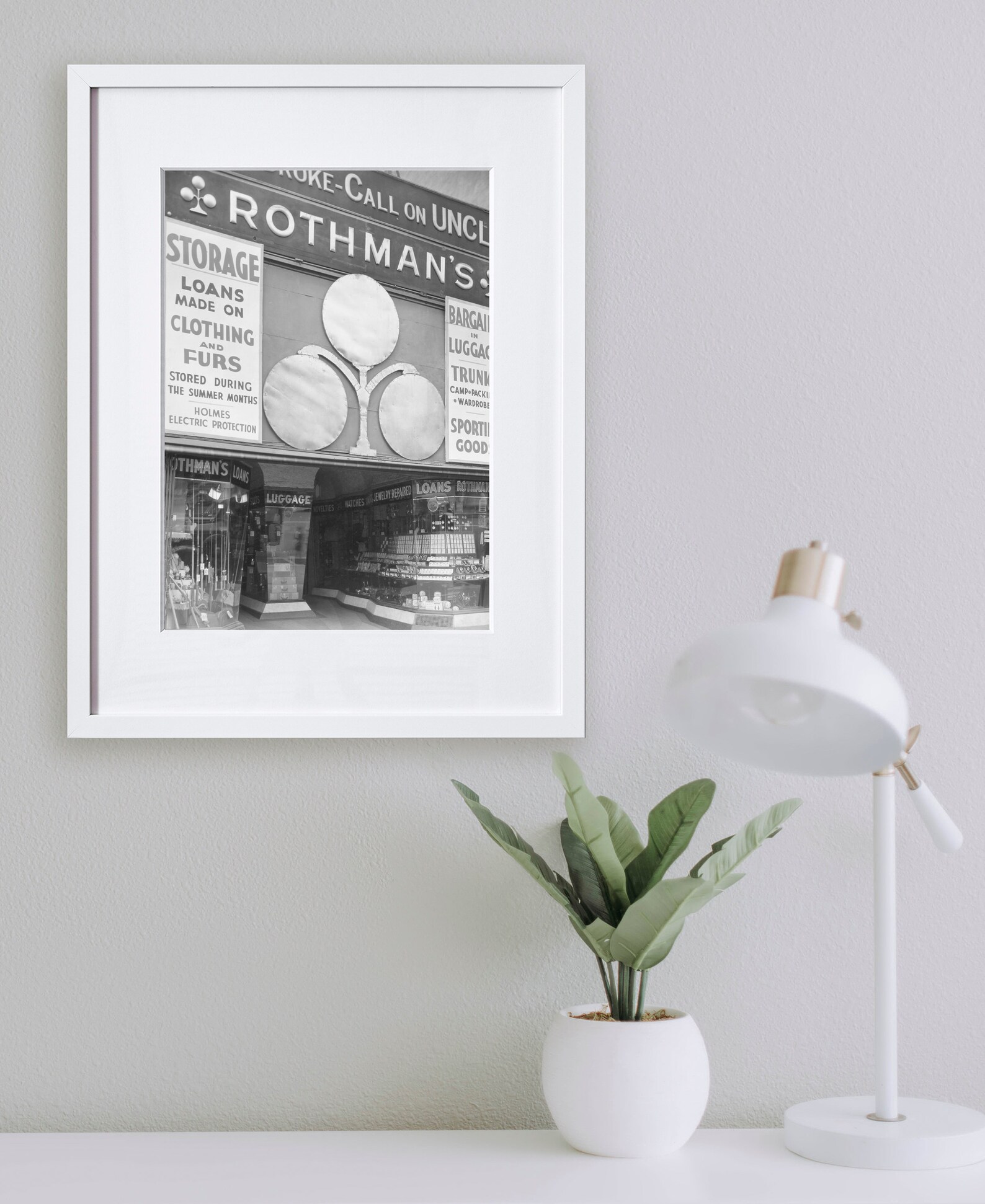 New York Fine Art Prints - Vintage Photos - Rothman's Pawn Shop on 8th ...
