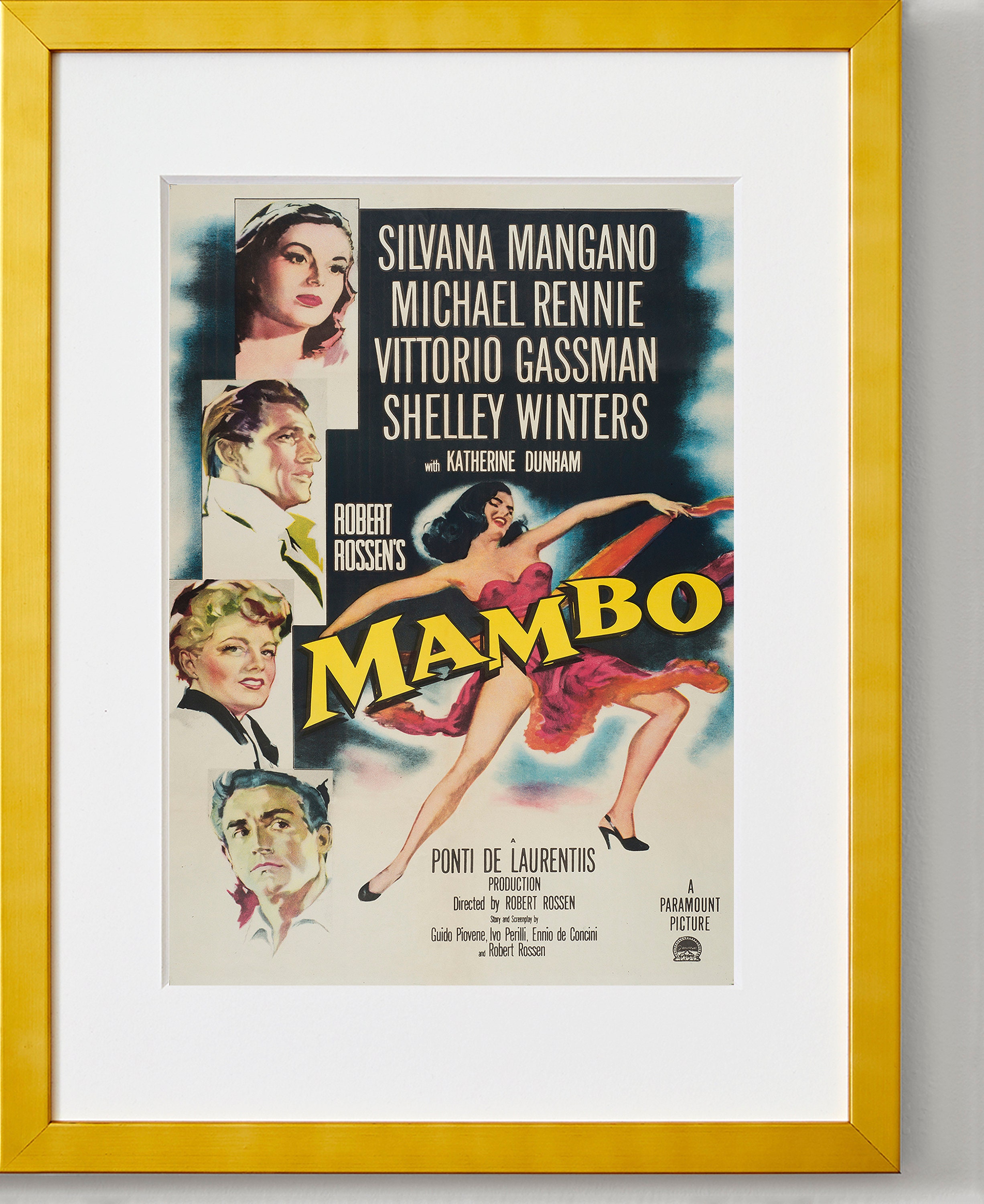 Vintage Movie Poster Mambo Silvana Mangano Michael - Etsy
