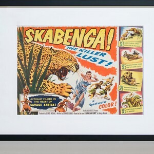 Vintage Movie Poster - Skabenga - Michael Pate - Paul Klinger - Movie ...