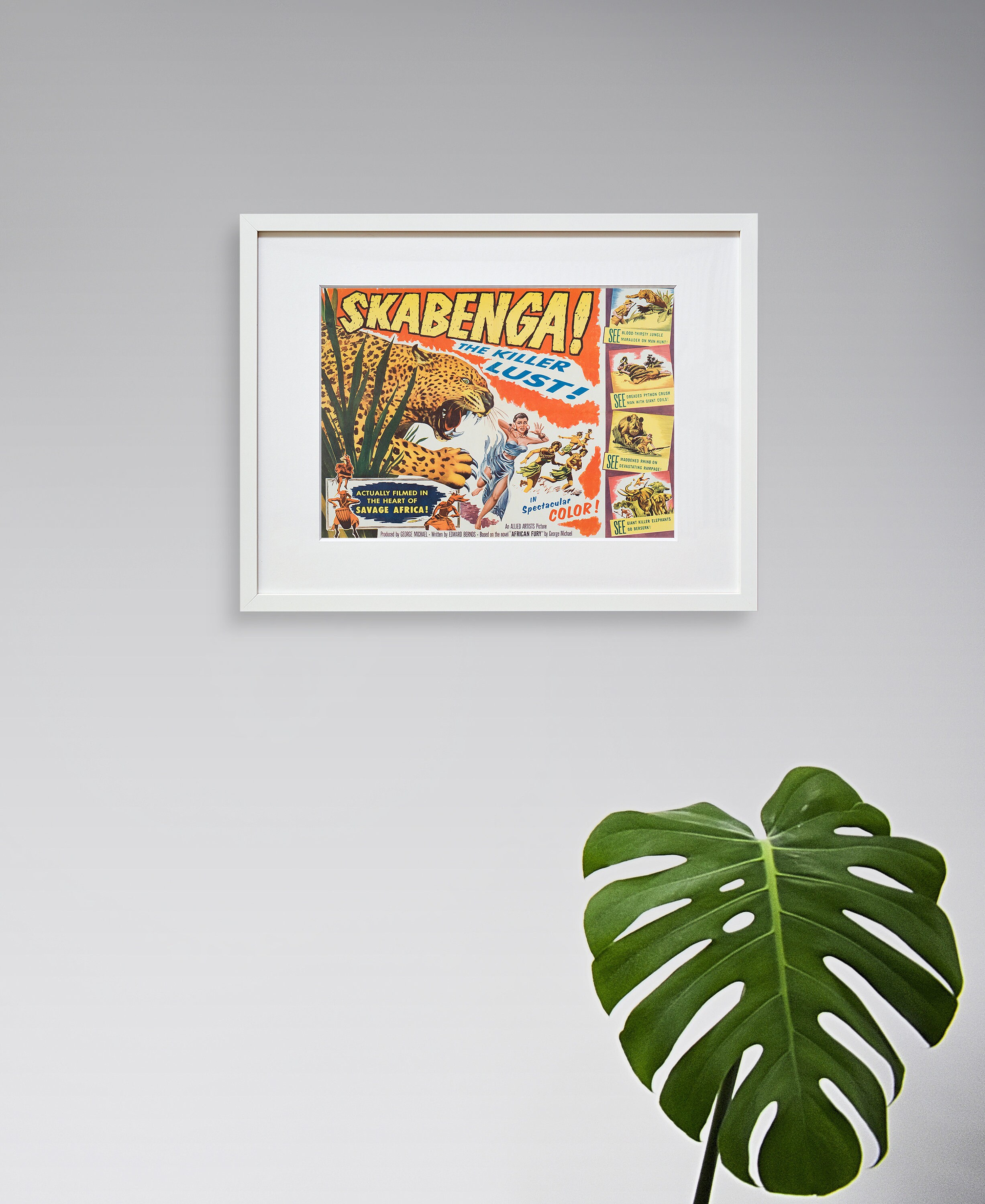 Vintage Movie Poster Skabenga Michael Pate Paul Klinger Movie Print - Etsy