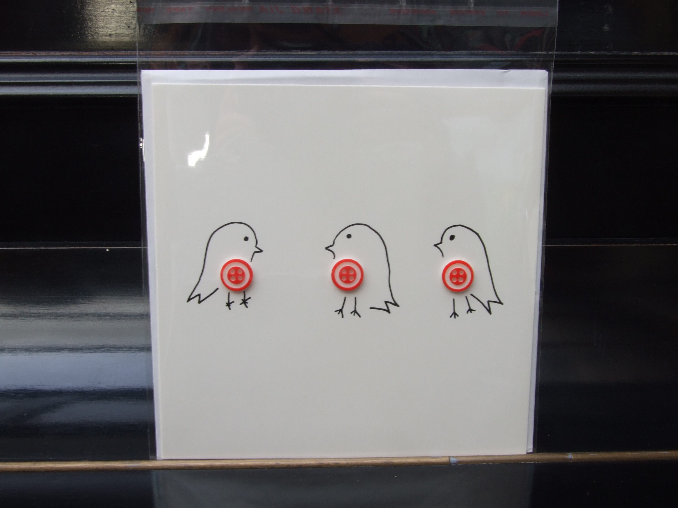 Handmade Button Cards - Etsy