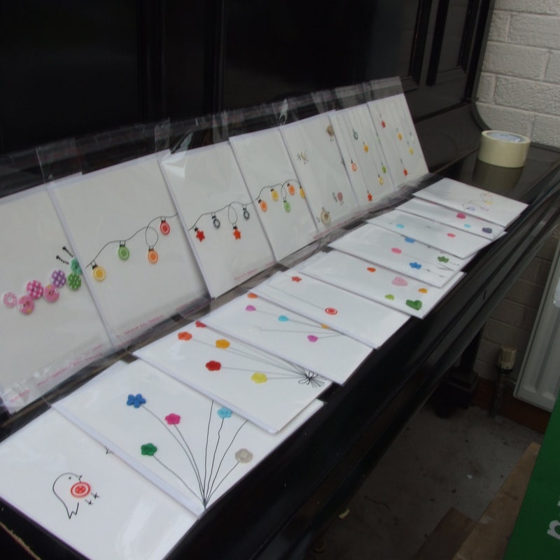 Button Cards - Etsy