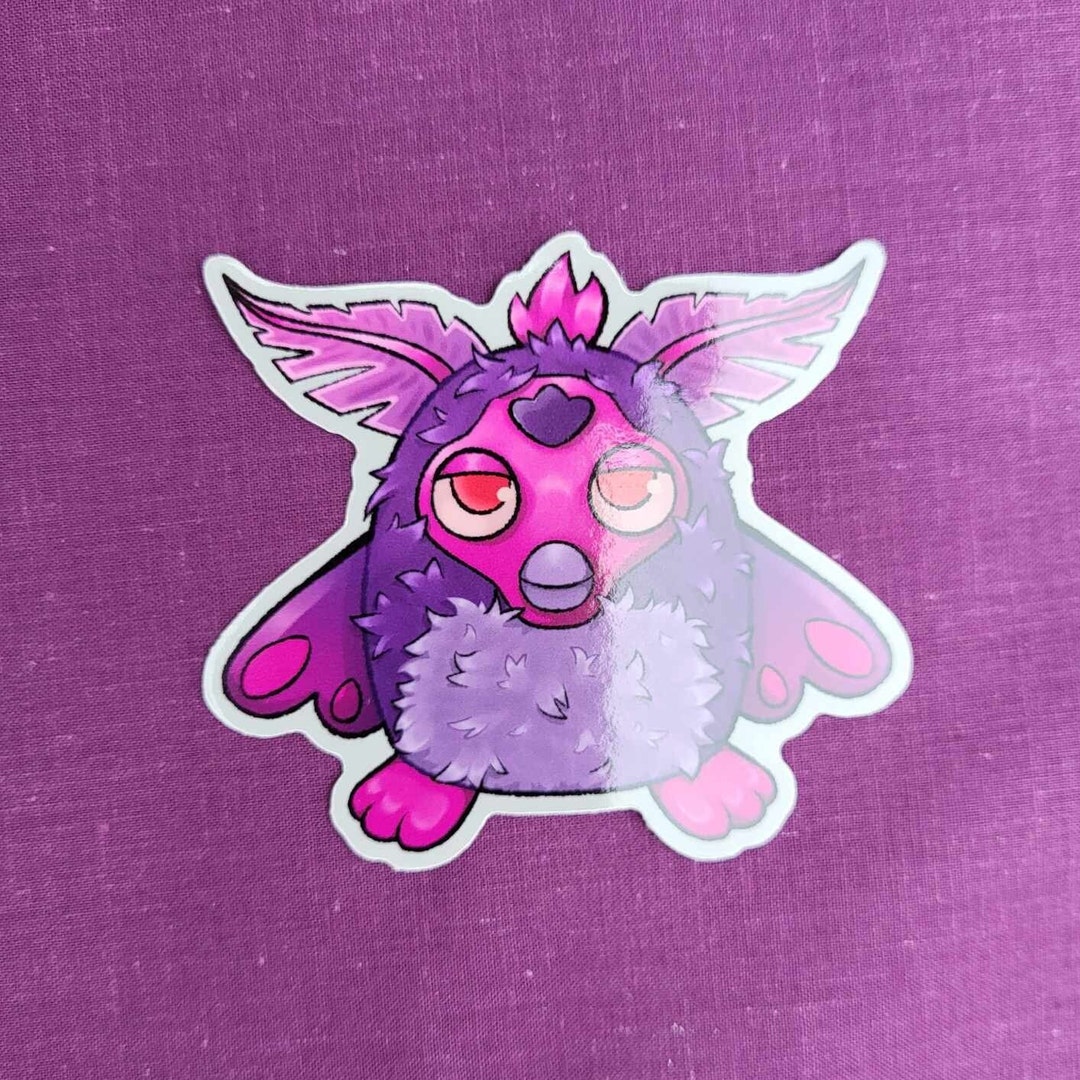 Mothman Furby Cryptid Nostalgic Meme 3 Inch Vinyl Sticker - Etsy