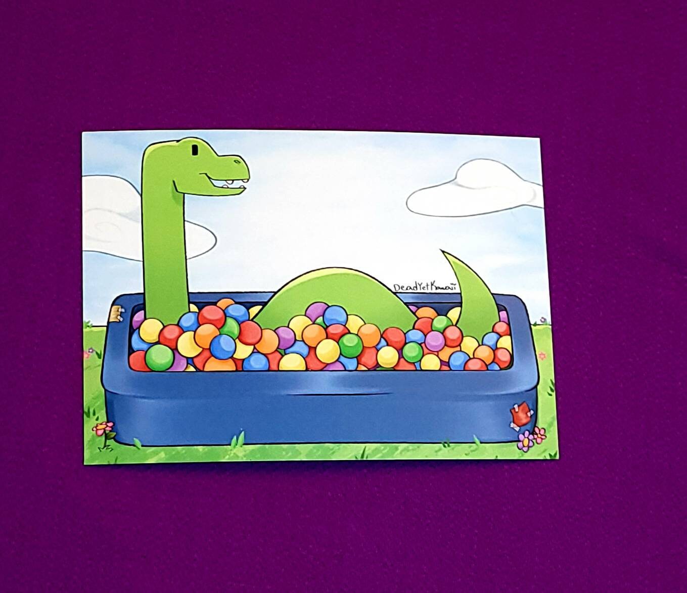 Mothman Party Holographic Cryptid and Dino Ball Pit Kidcore Mini Art ...