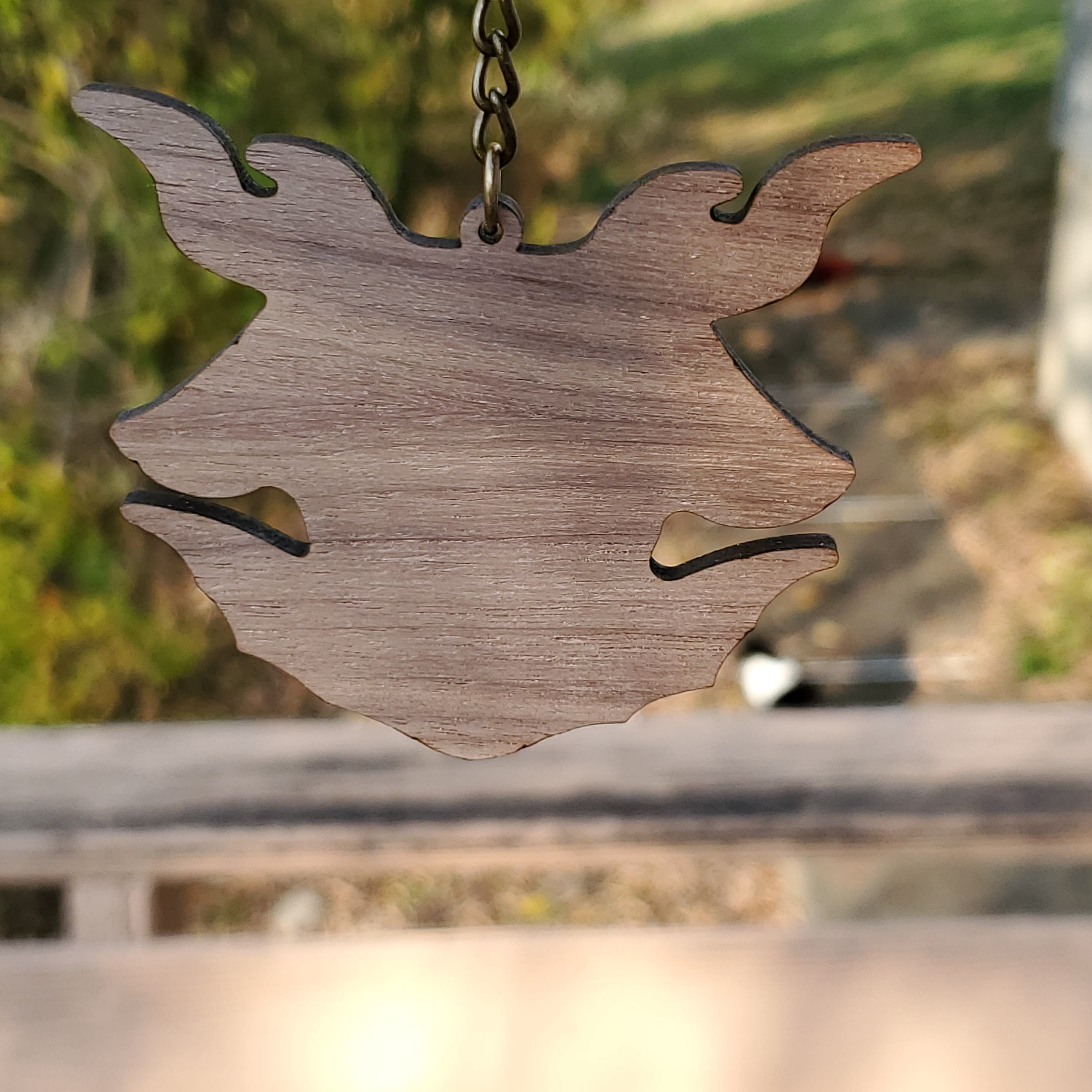 Jersey Devil Cryptid 2.5 3 Walnut Wood Charms - Etsy