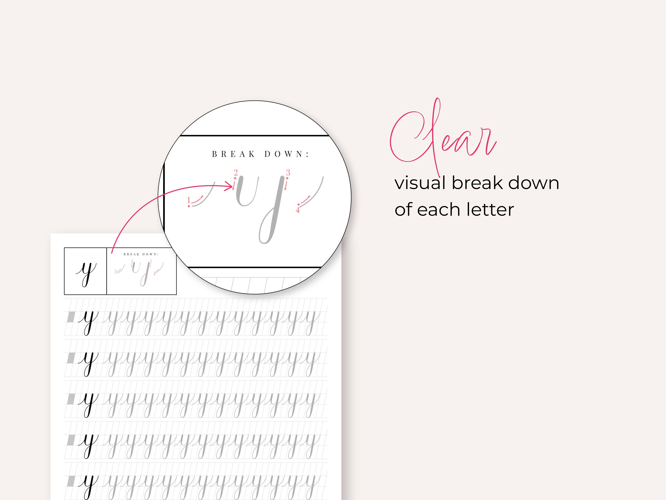 Printable Hand Lettering Worksheets 70 Pages (PDF DOWNLOAD) and Quick ...