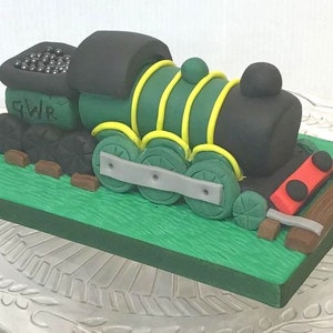 Sugar Steam Train Fondant Cake Topper - Etsy UK