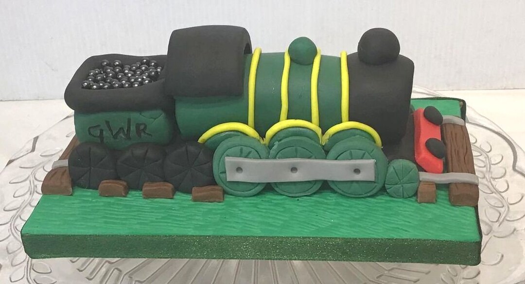 Sugar Steam Train Fondant Cake Topper - Etsy UK