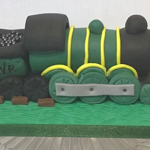 Sugar Steam Train Fondant Cake Topper - Etsy UK