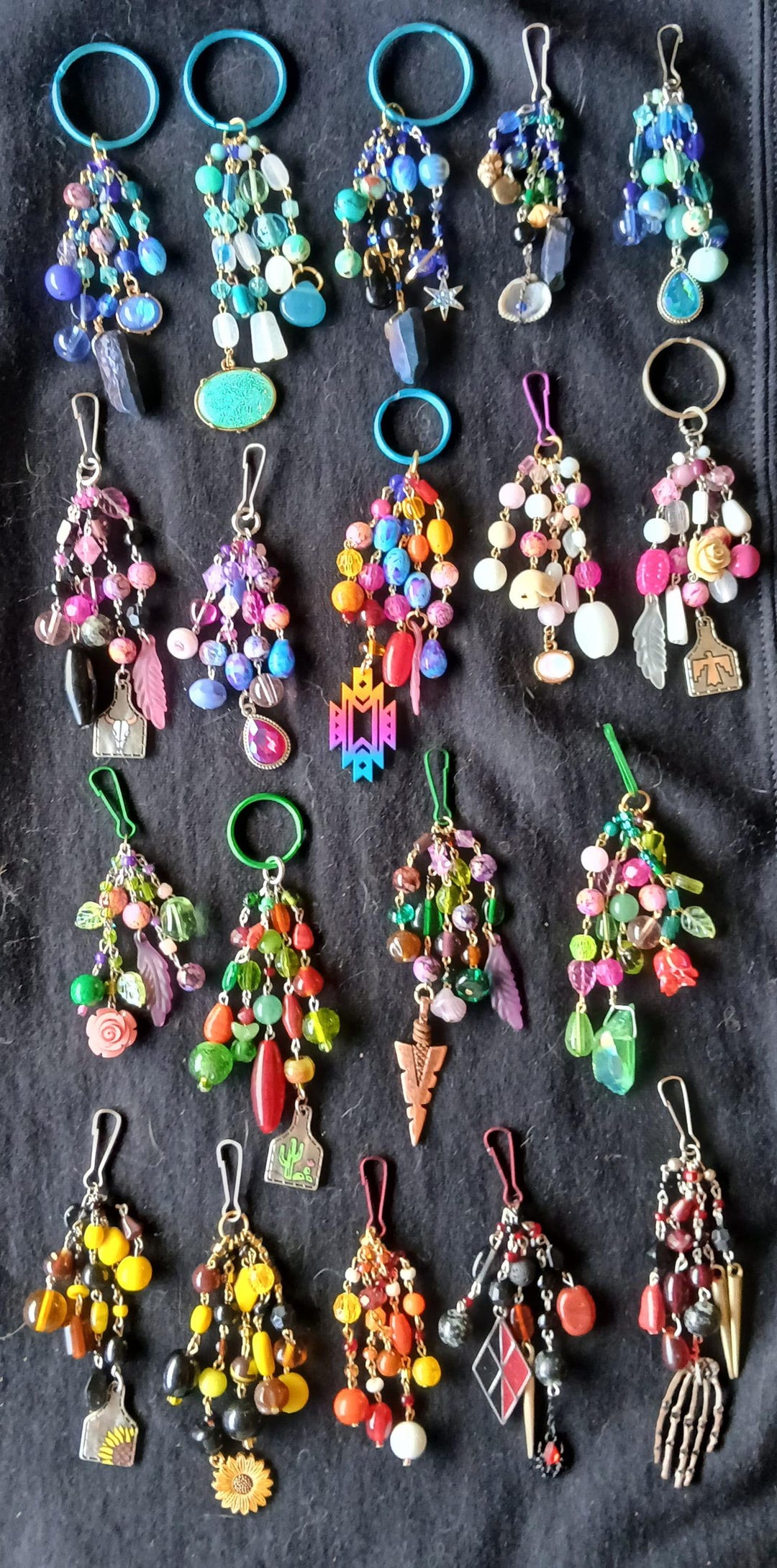 Beaded Keychain: Personalized Style - Etsy