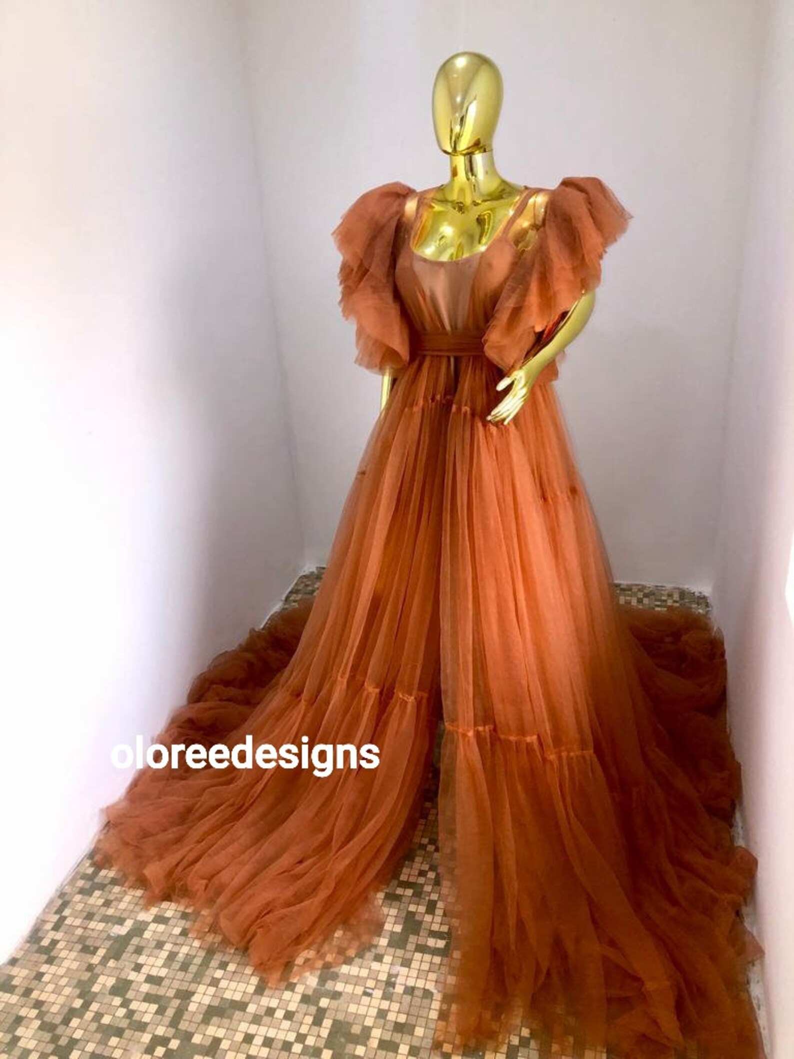 Tulle Maternity Robe/tulle Maternity Dress/pregnancy - Etsy