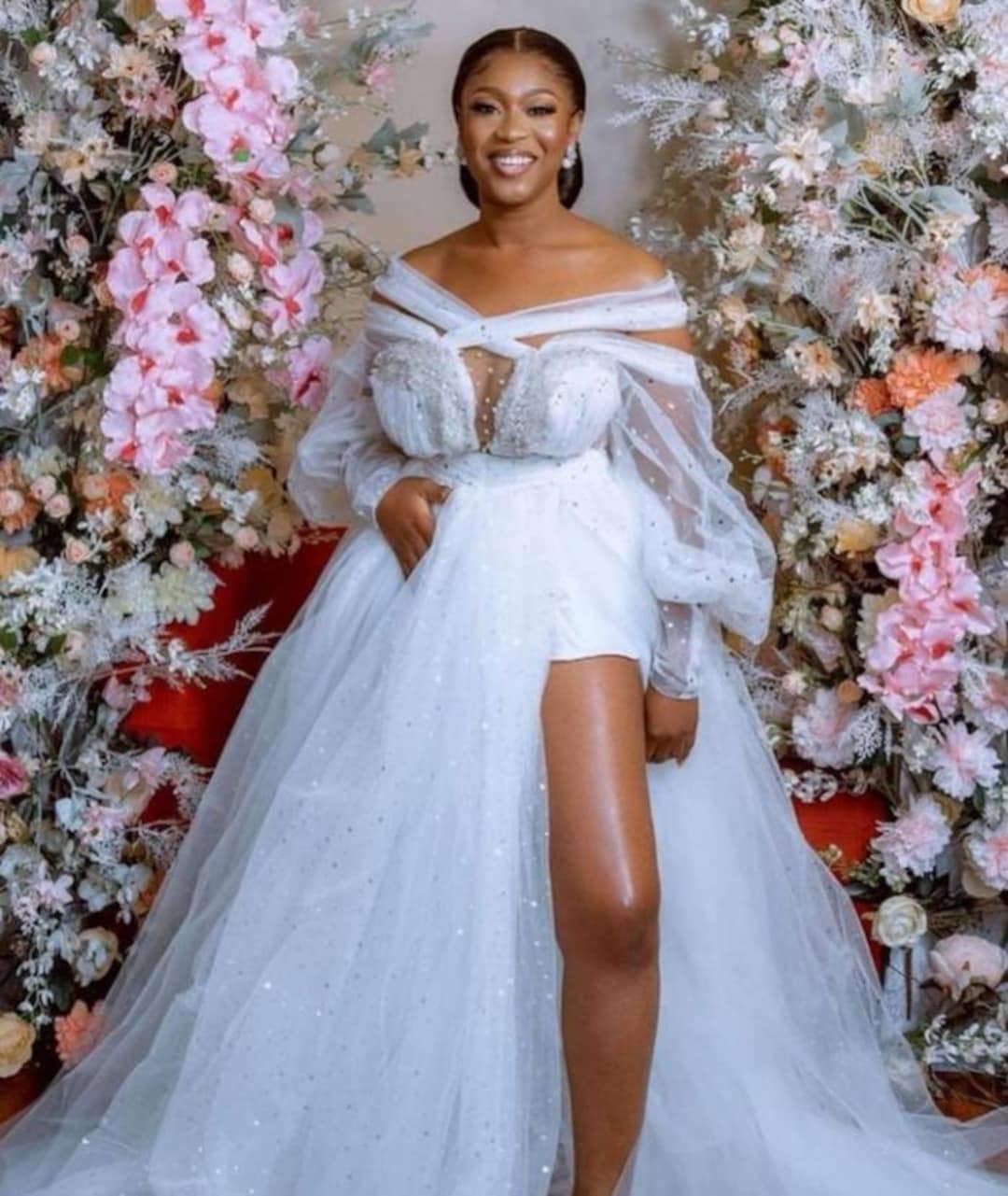 White Bridal Robe/wedding Robe/fur Trimmed Robe/wedding Robes for ...