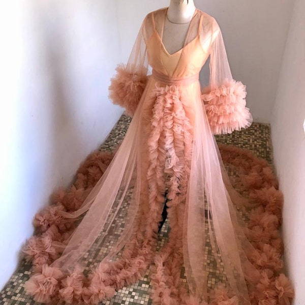 Tulle Robe - Etsy