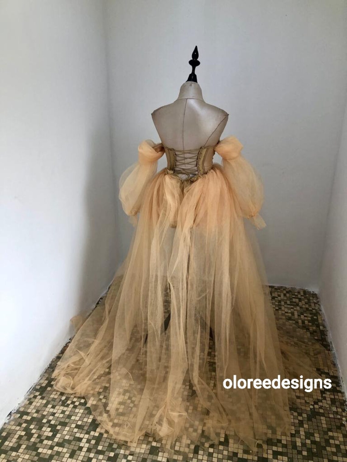 Tulle Gown/tulle Bridal Robe/bridal Party Robe/wedding Day - Etsy