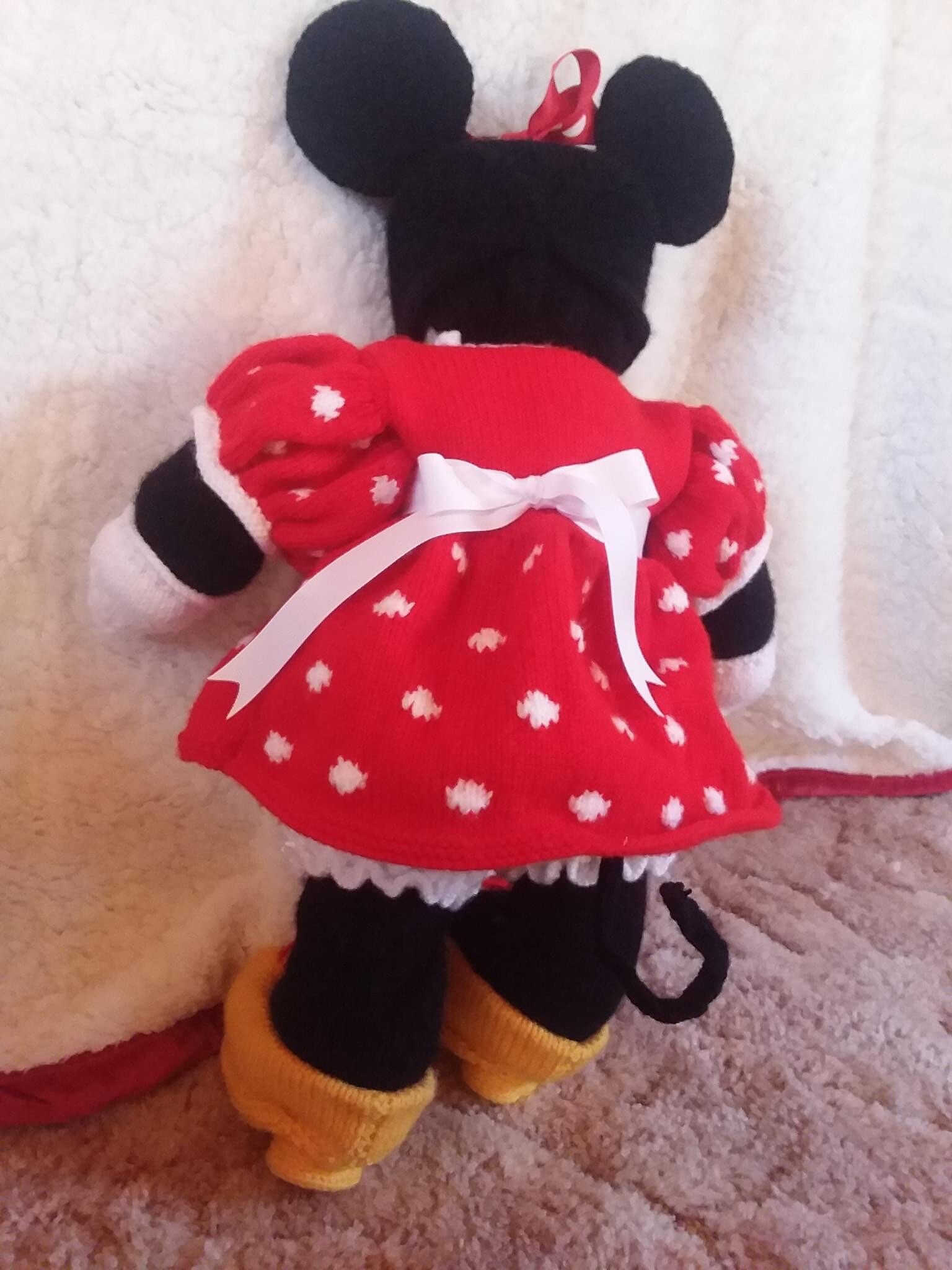 Mickey/minnie Mouse Bear - Etsy