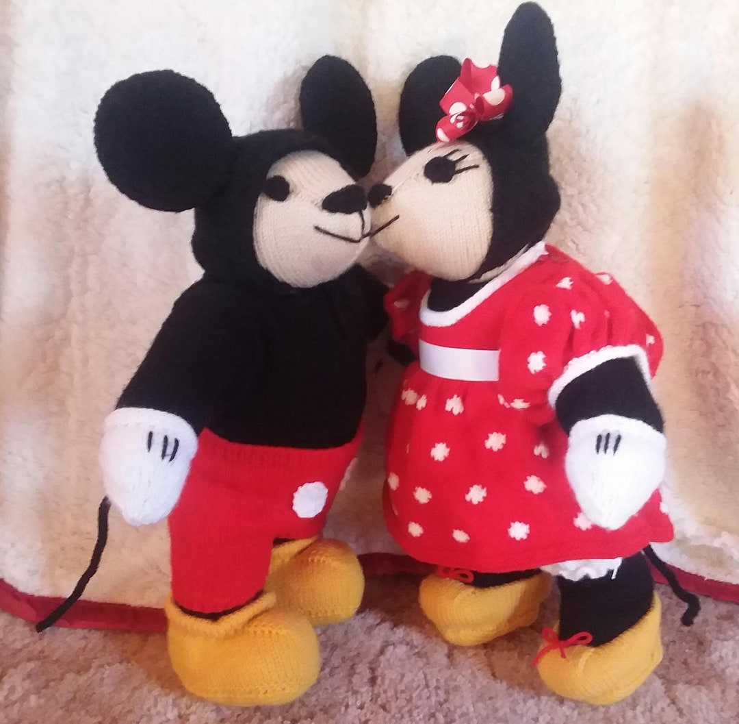 Mickey/minnie Mouse Bear - Etsy