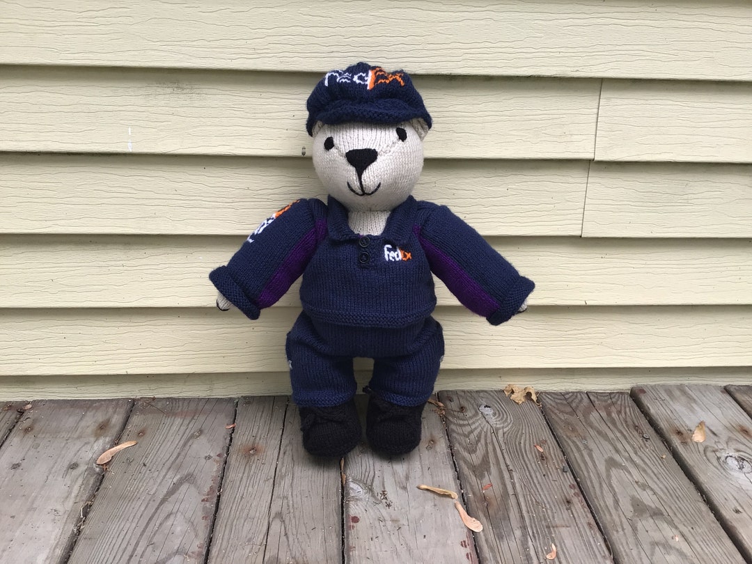 Fedex Driver Bear: 17-inch Plush Tribute - Etsy