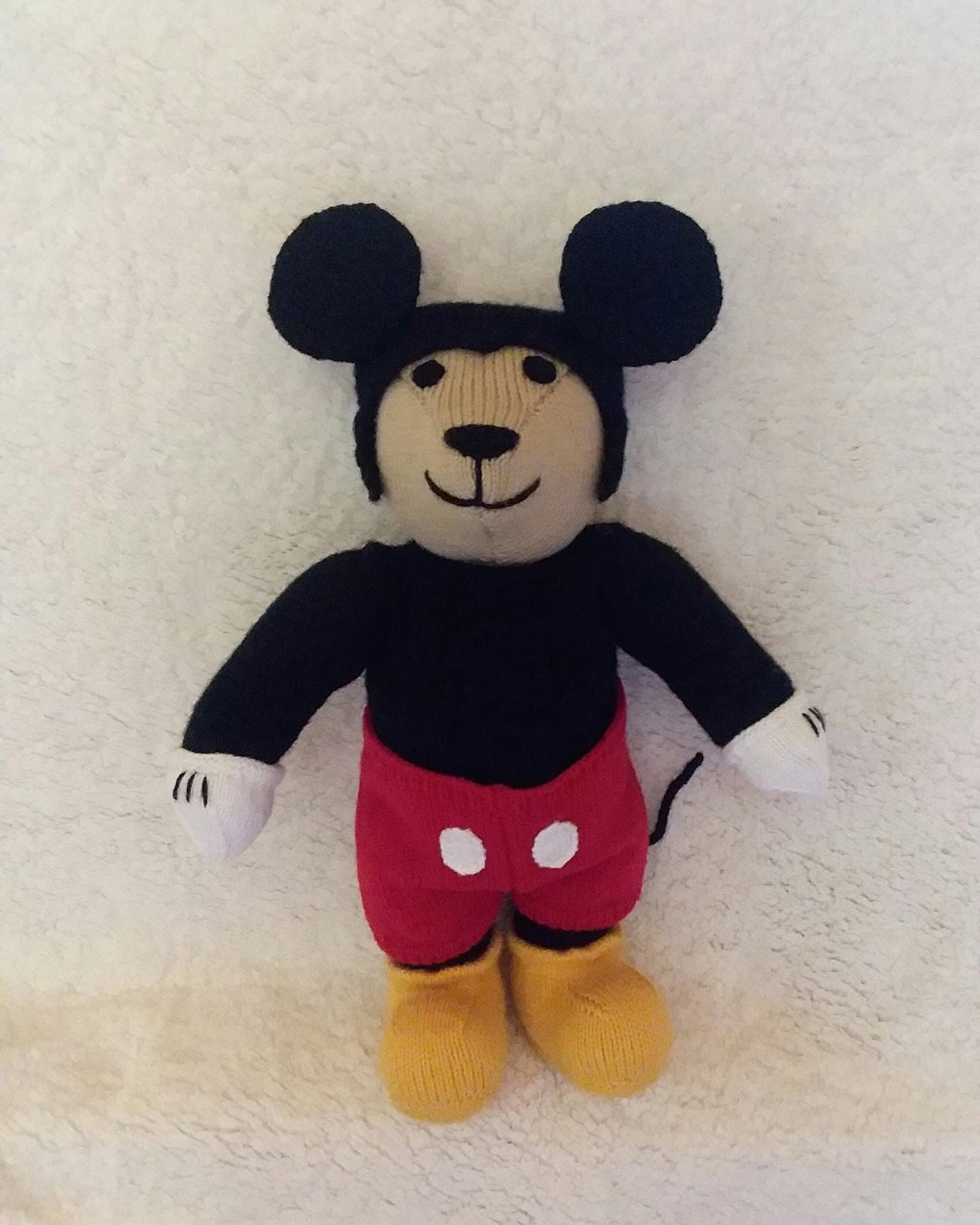 Mickey/minnie Mouse Bear - Etsy