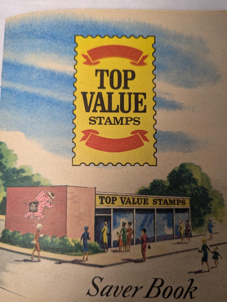 1970s Top Value Stamps Savings Book Vintage Saver Book - Etsy