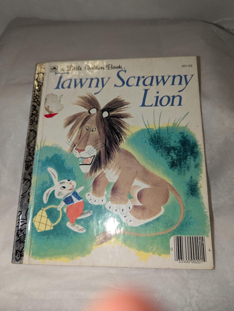 Tawny Scrawny Lion ~ Little Golden Book - Etsy