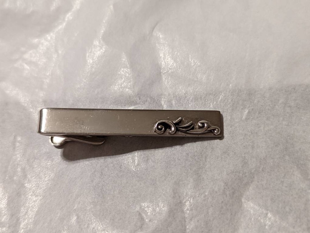 Vintage "swank" Stainless Steel Men's Tie Clip - Etsy