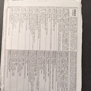 Mccall's Craft Doll Pattern 9663 - Etsy