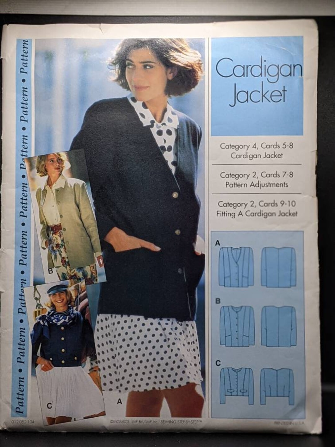 Sewing Step by Step ~ Cardigan Jacket ~ Free Shipping - Etsy