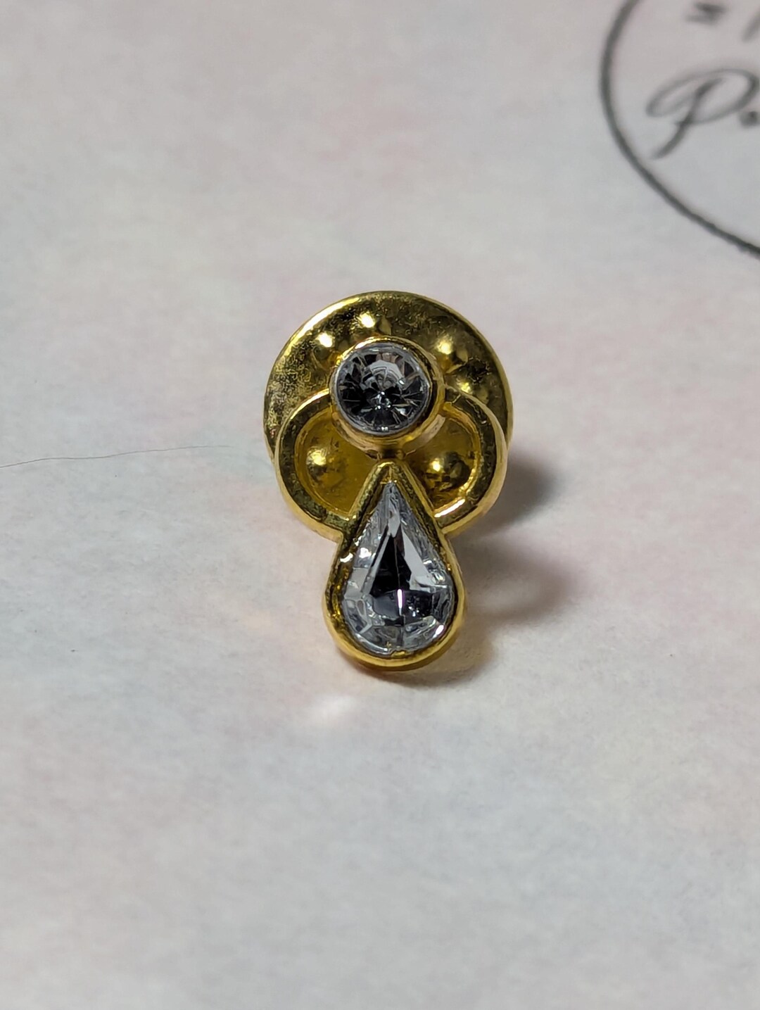 Gold Tone ~ Guardian Angel ~ Lapel Pin - Etsy