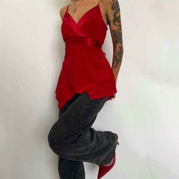Y2k fairy core red top - Gem