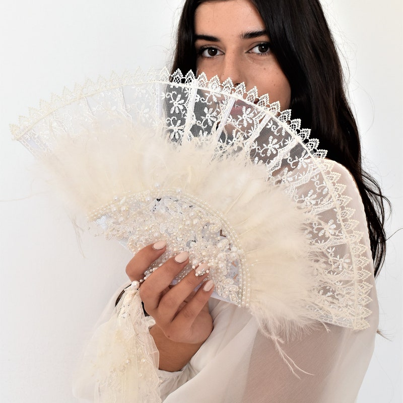 Feather Fan - Etsy
