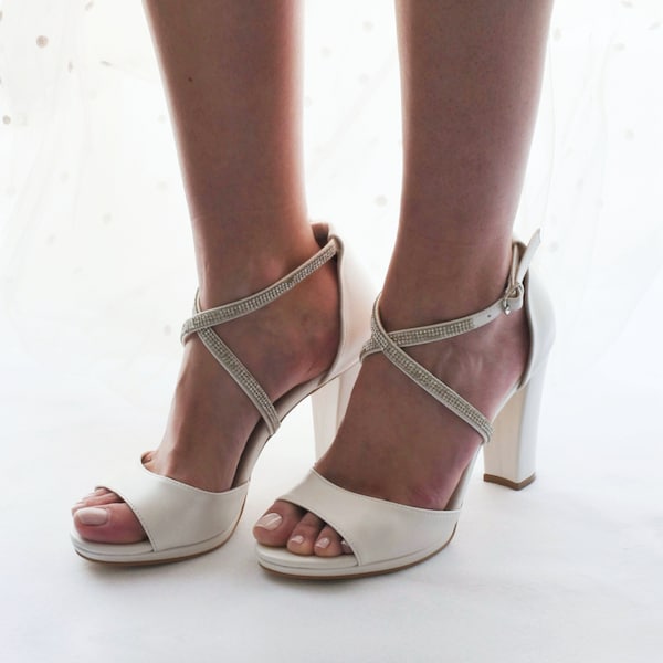 Sparkly Bridal Shoes - Etsy