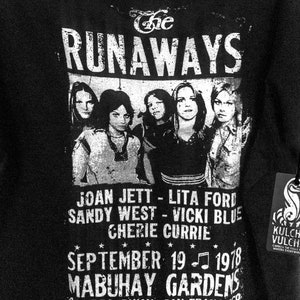 The Runaways T Shirt, 100% Combed Cotton, Fair Wear Approved T Shirt ...