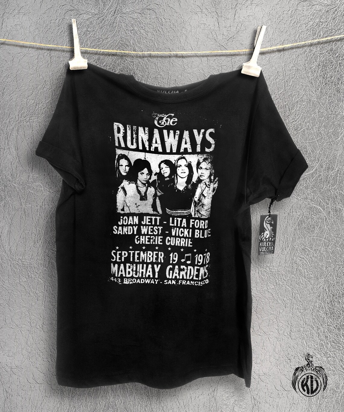 The Runaways T Shirt 100% Combed Cotton Fair Wear Approved T | Etsy UK