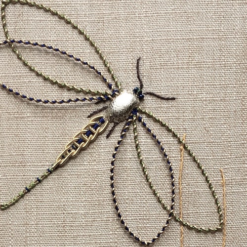 Goldwork Embroidery Kit Tara Dragonfly - Etsy UK