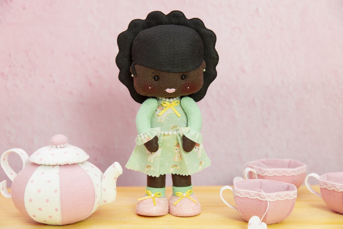 Felt Dolls Pattern Easy PDF Sewing DIY - Etsy